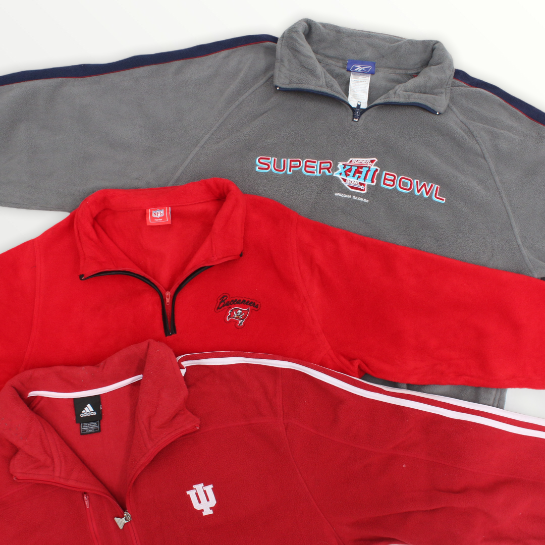 Vintage Branded Fleece Tops - 30 Pieces – Rag King Vintage Wholesale